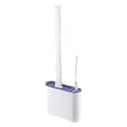 Bathroom Daily Tools with Holder Wall Mounted Silicone Toilet Brush ...