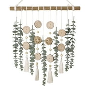 Artificial Eucalyptus Wall Decor Fake Greenery Leaves Stems Wall ...