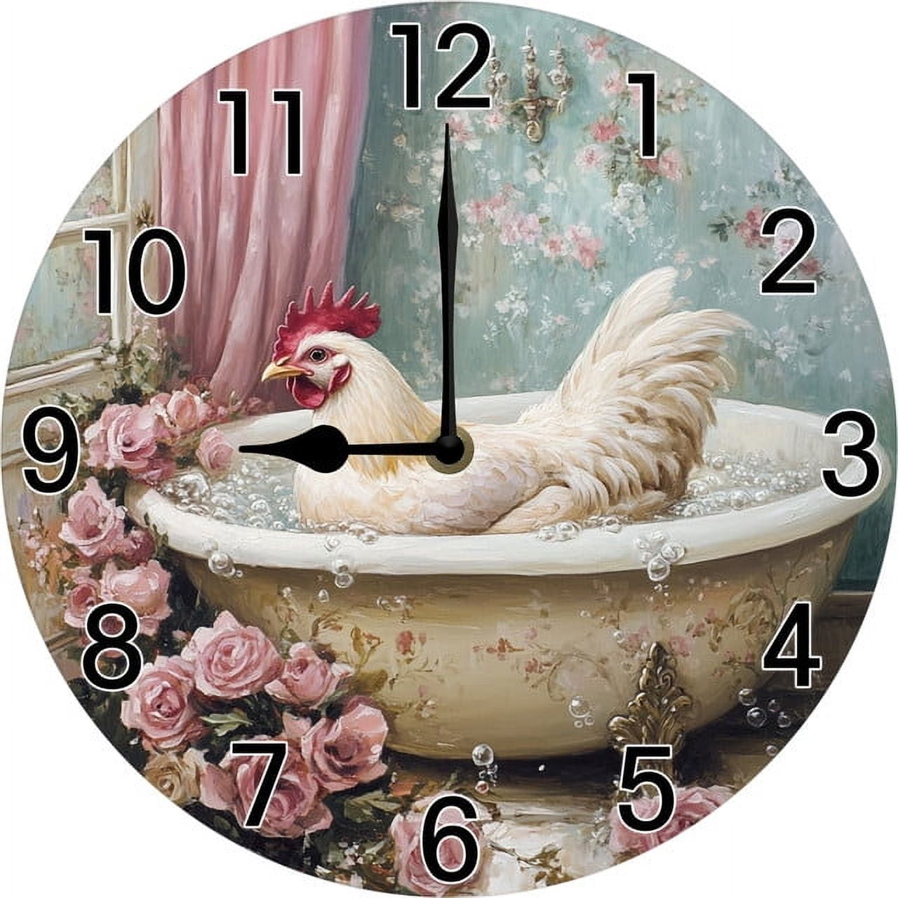 Bathroom Decor Clock Bathroom Clock for Wall Farmhouse Decoration for ...