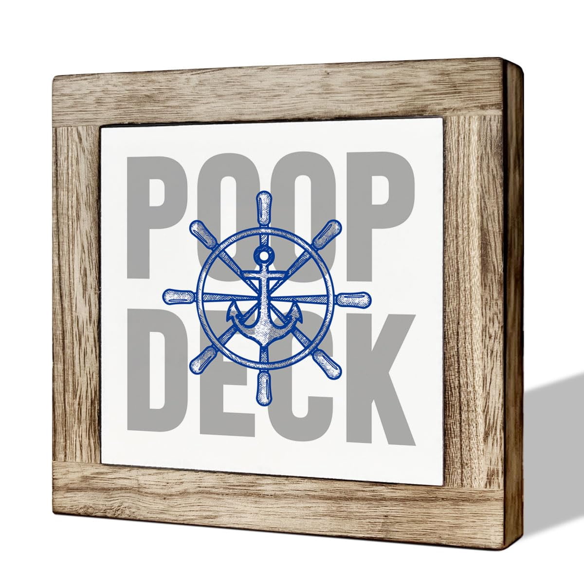 Bathroom Decor, Ocean Bathroom Wood Sign, Wooden Box Signs for Home ...