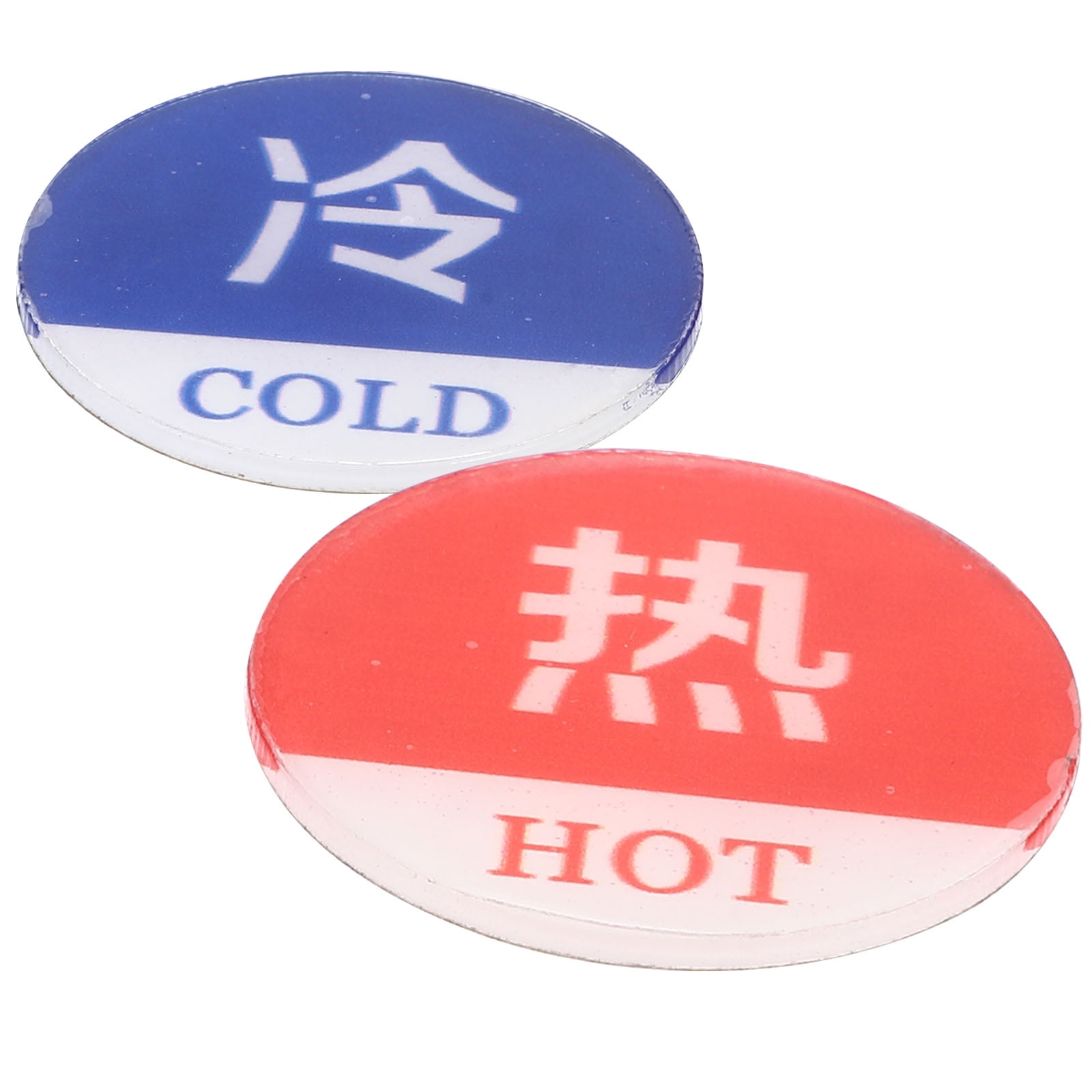 Bathroom Decore Hot and Cold Water Signs Stickers Hot/cold Label ...