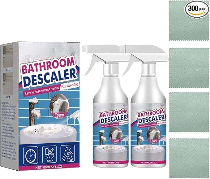 Bathroom Descaler Foam Cleaner, 2026 New Multipurpose Bathroom Foam ...