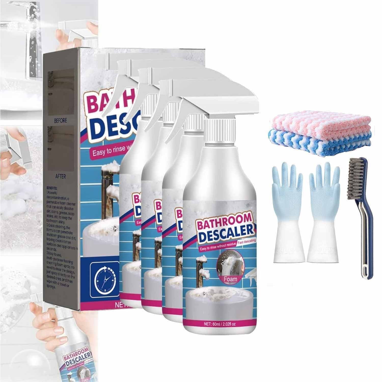 Bathroom Descaler Foam Cleaner, Acsart Bathroom Descaler, Stubborn ...