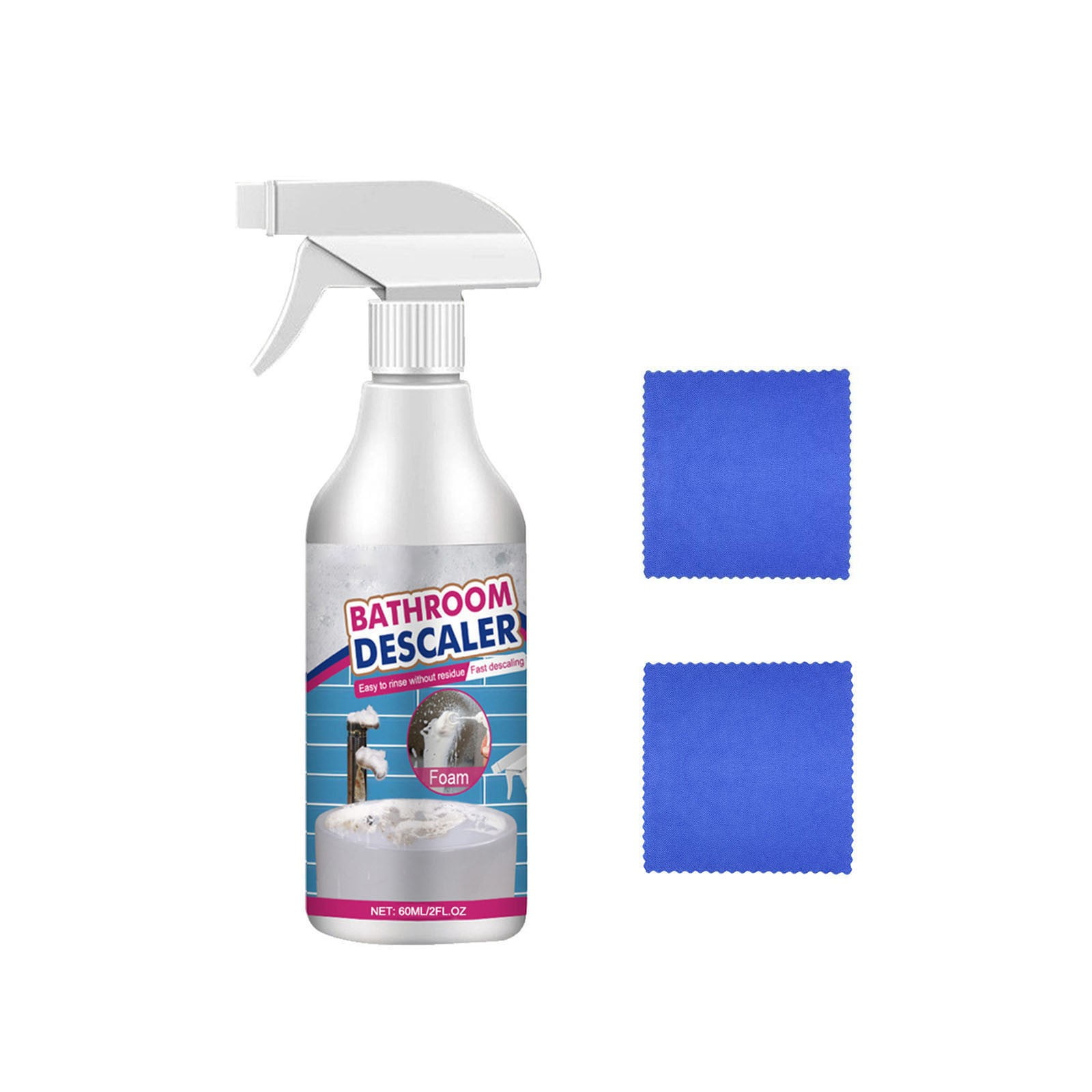 Bathroom Descaler Foam Cleaner Bathroom Cleaner Bathroom Glass Descaler ...