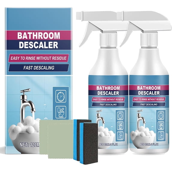 Bathroom Descaler Foam Cleaner Spray, 2026 Upgrade Bathroom Foam ...