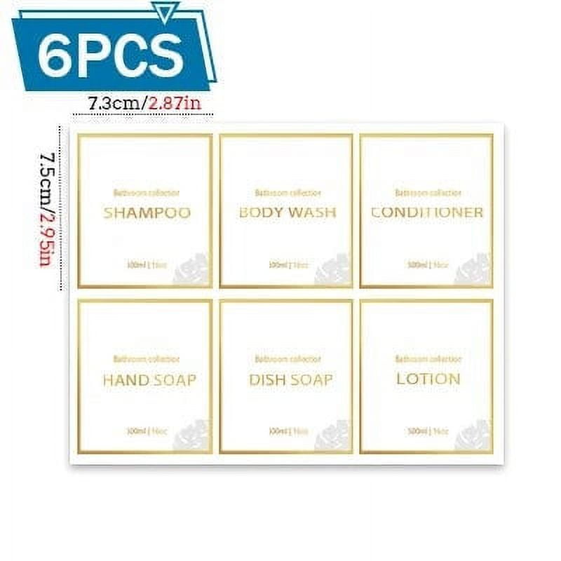 Bathroom Dispensers Refillable Shampoo Shower Gel Bottle Soap Dispenser ...