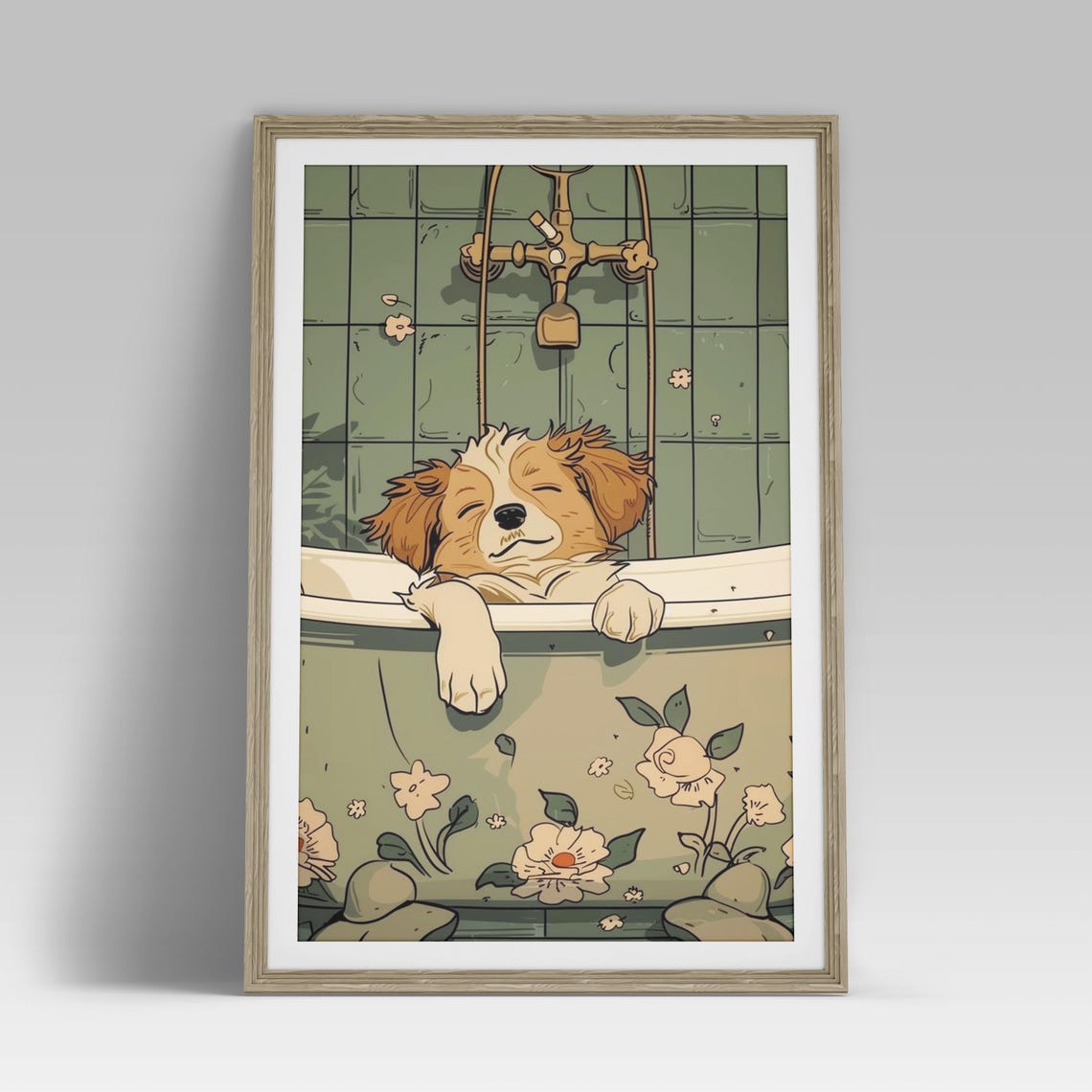 Bathroom Dog Print, Dog Prints,Print Room Wall Art, Dog Print, Dog ...