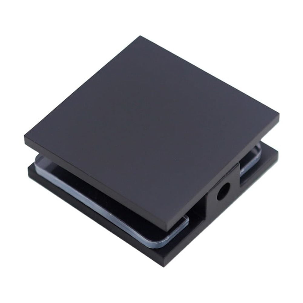 Bathroom Door Clamp Fixed Panel U-Clamp Square Glass Fixing Clip For 8 ...