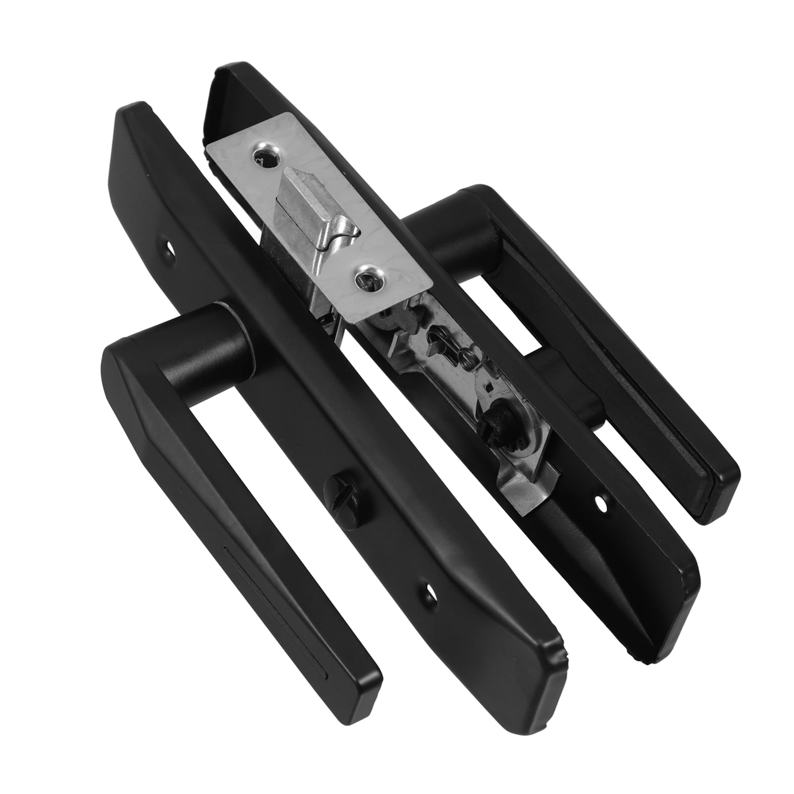 Bathroom Door Lock Keyless Mini Trash Bin Black Can Interior - Walmart.com