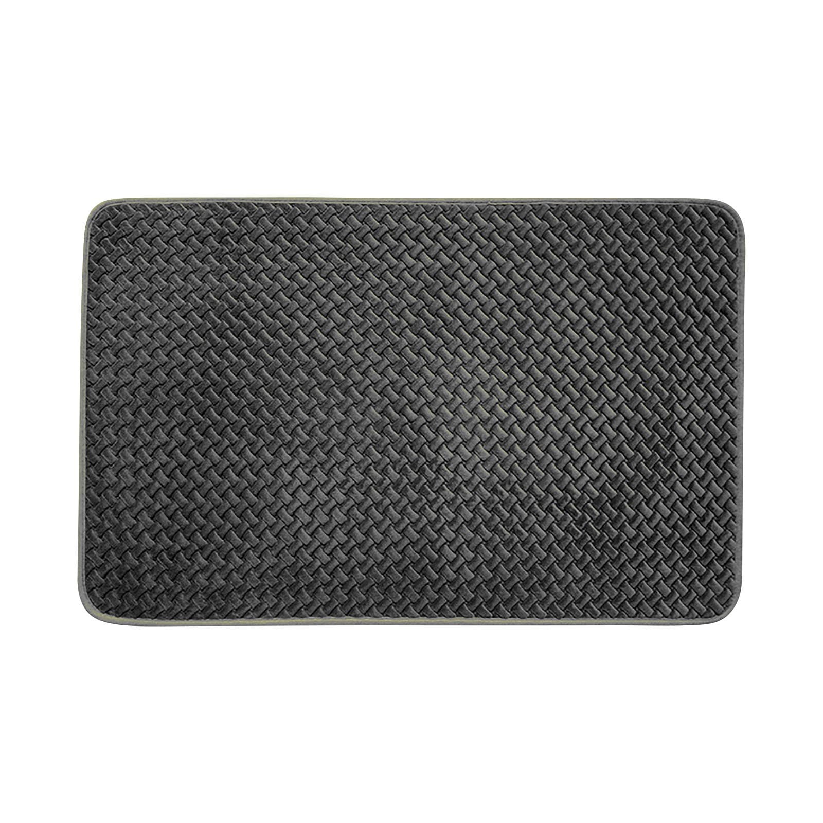 Bathroom Door Mat, Absorbent Foot Mat, Waterproof Rubber Edge, Non-Slip ...