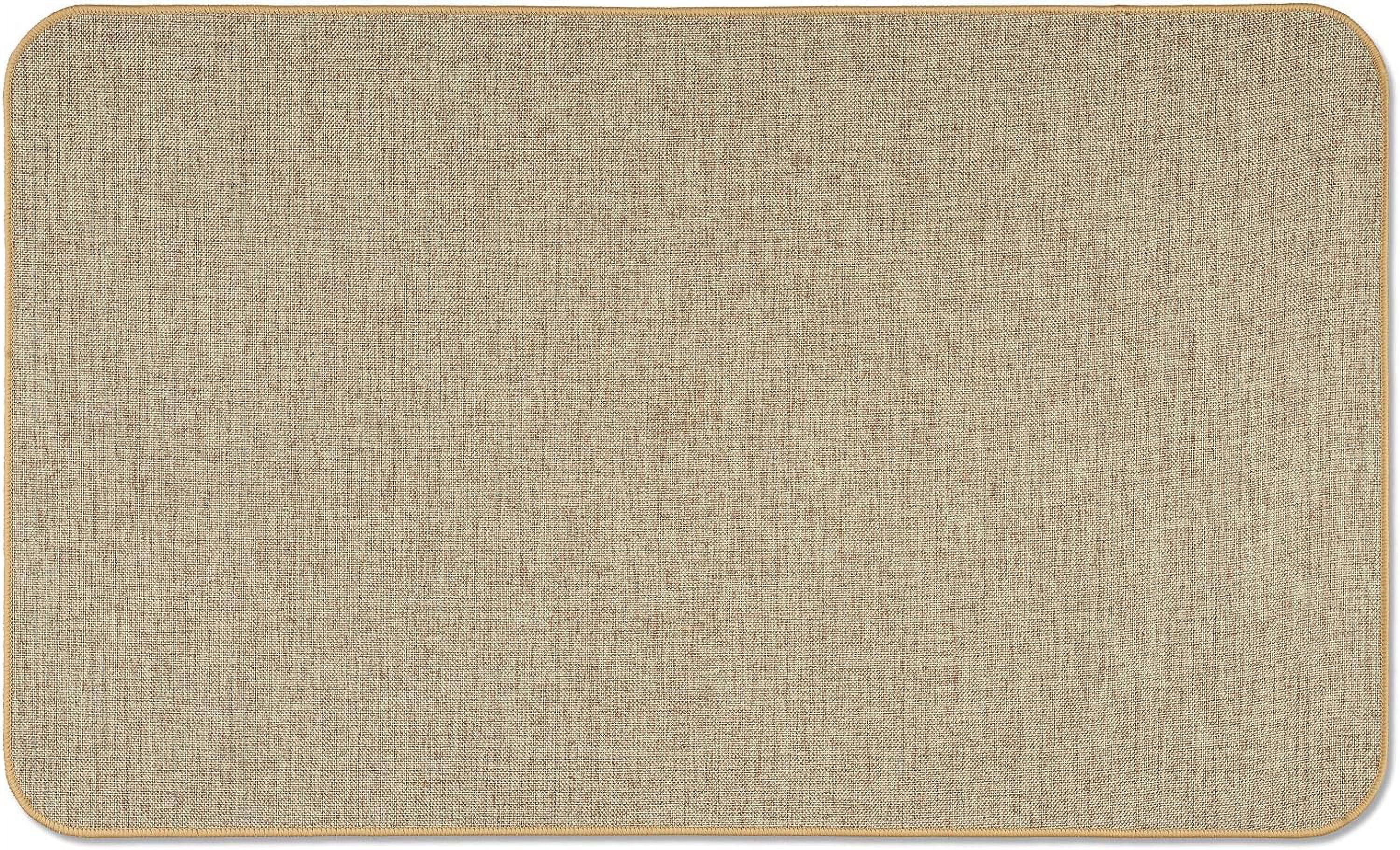 Bathroom Doormat Practical Doormat for Home Entrance Natural Linen Look ...