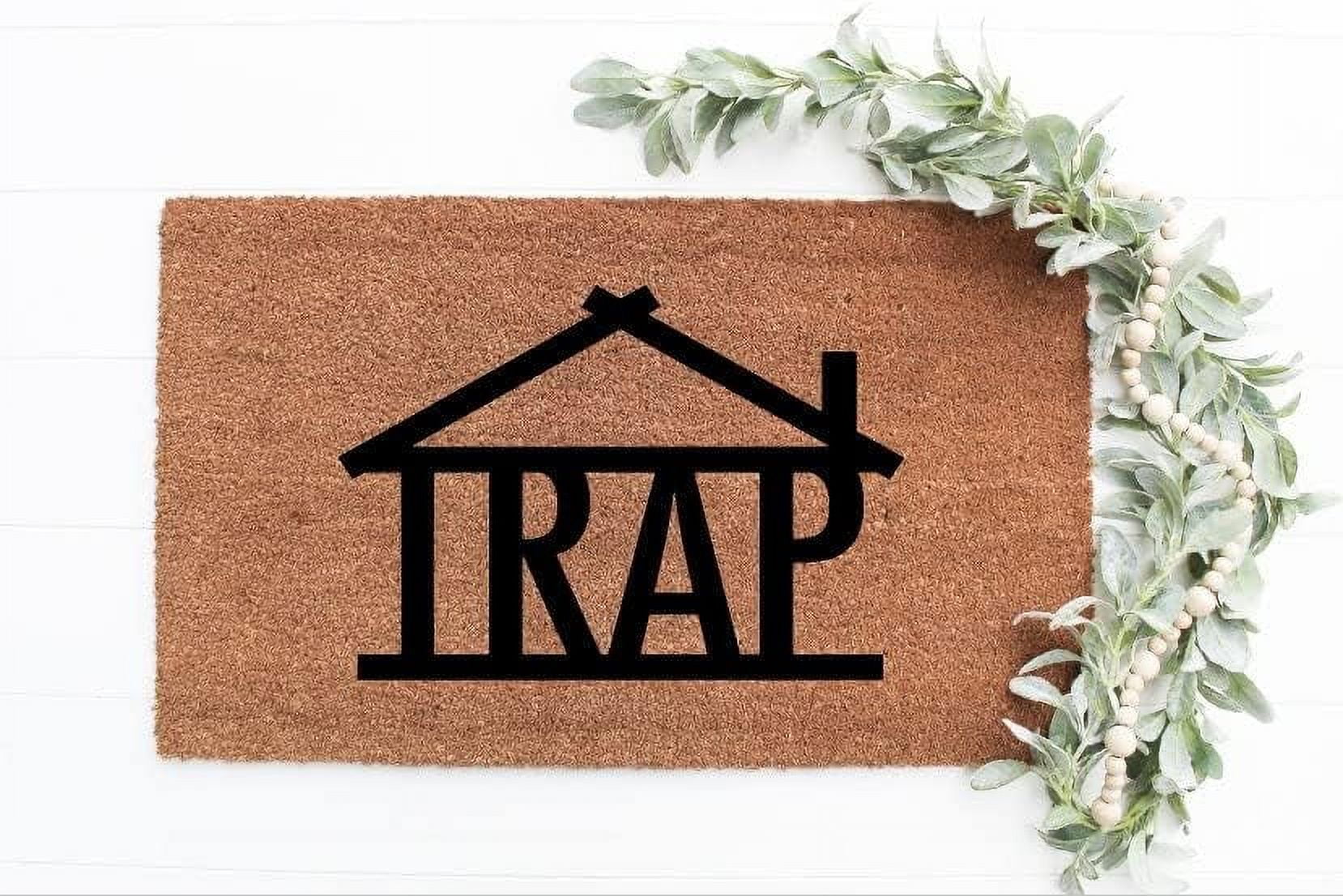 Bathroom Doormat Trap House Doormat Welcome to The Trap Funny Doormat ...