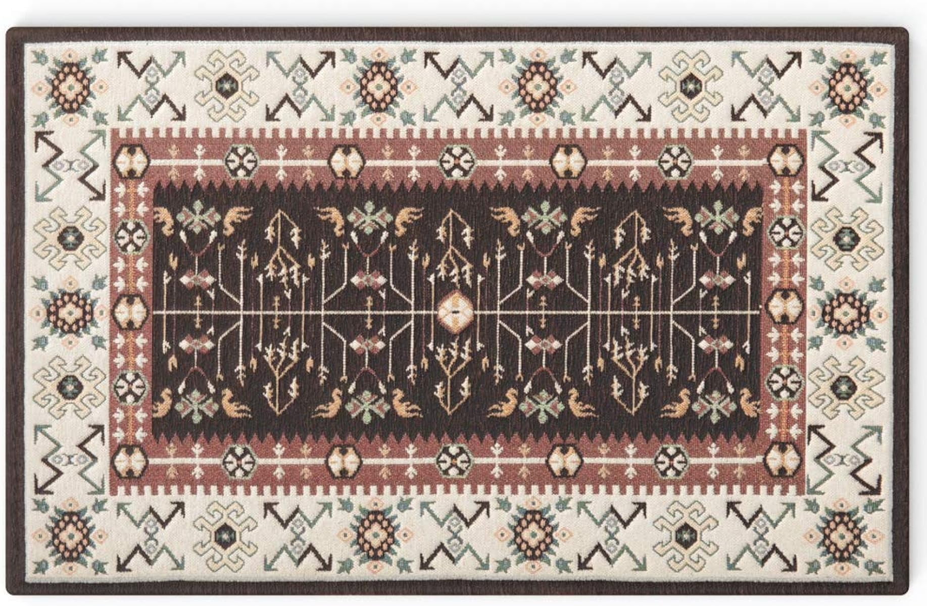 Bathroom Doormat Vintage do Old DoorFlannel, Absorbent Anti-Dirty Non ...