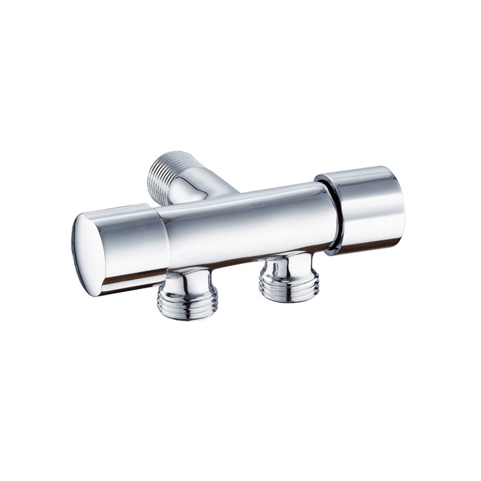 Bathroom Double Outlet Angle Valve G1/2 Wall Mounted Solid Shower Head ...