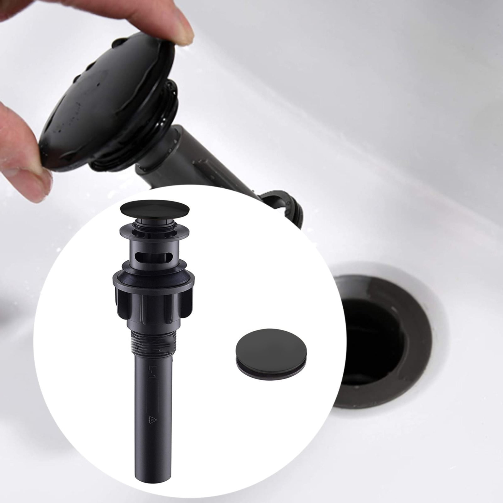 Bathroom Drain With Overflow Bathroom Stopper Up Drain Assembly For ...