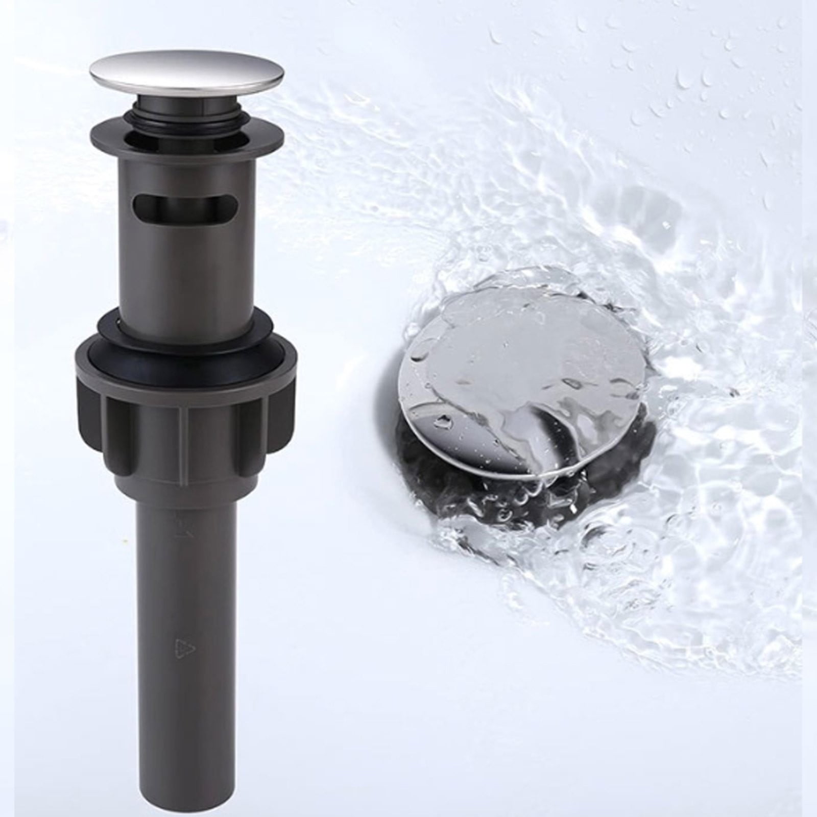 Bathroom Drain With Overflow Bathroom Stopper Up Drain Assembly For ...
