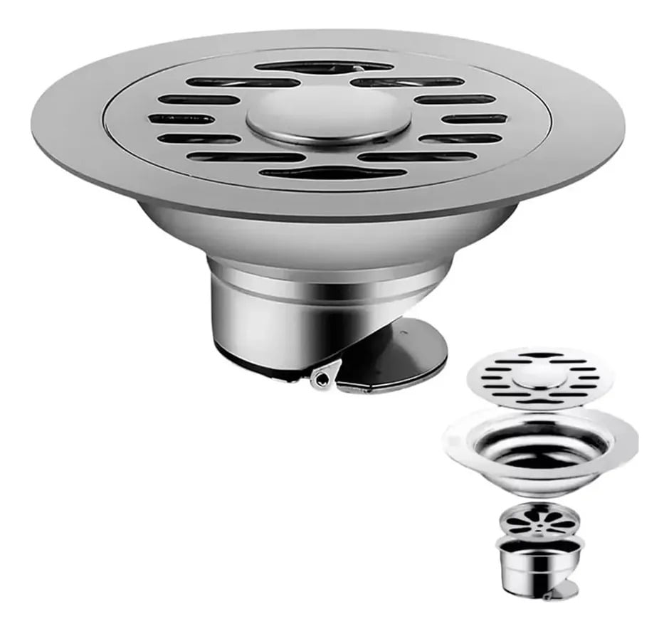 Bathroom Drain Strainer for KL Stainless Steel Anti-Odor Floor Trap ...