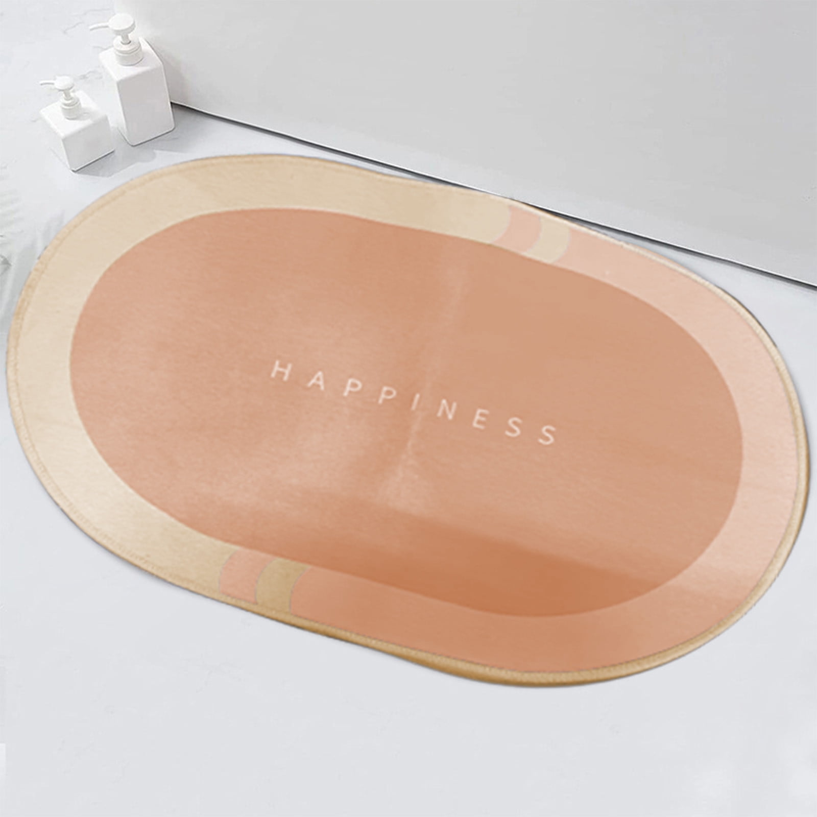 Bathroom Entry Mat, Waterproof Diatomite Floor Mat, Non-Slip Absorbent ...