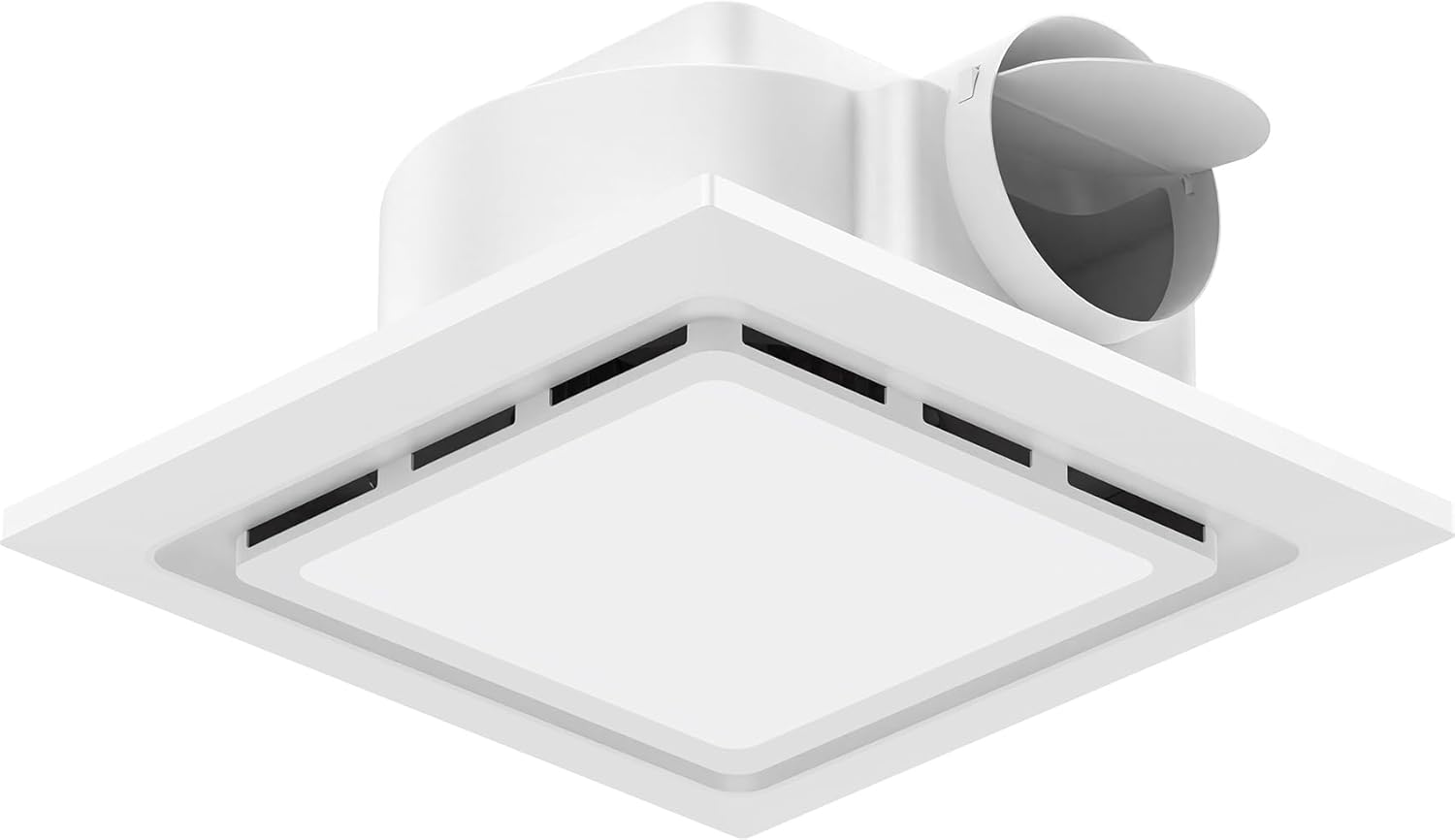Bathroom Exhaust Fan with Light 144 CFM, 11.8In Grille, Cutout Size 9.8 ...