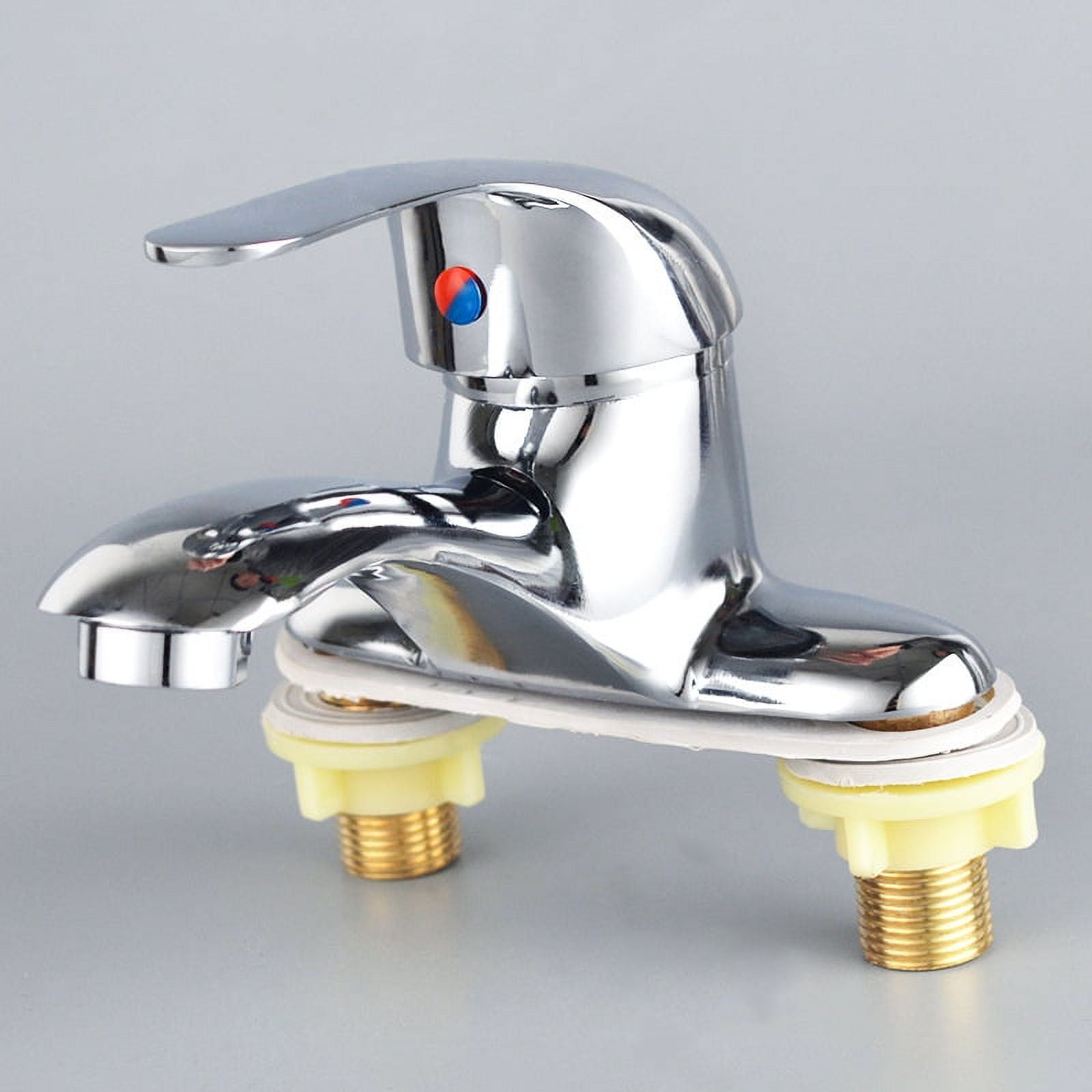 Bathroom Faucet, 2-Hole Mixer Tap, Heavy Duty Single Handle Bathroom ...