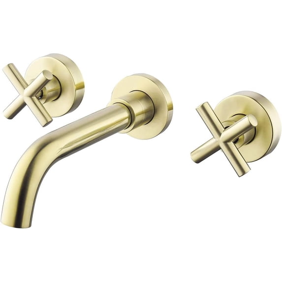 Bathroom Faucet 3 Hole Basin Mixer Tap Double Handle Bathroom Sink ...