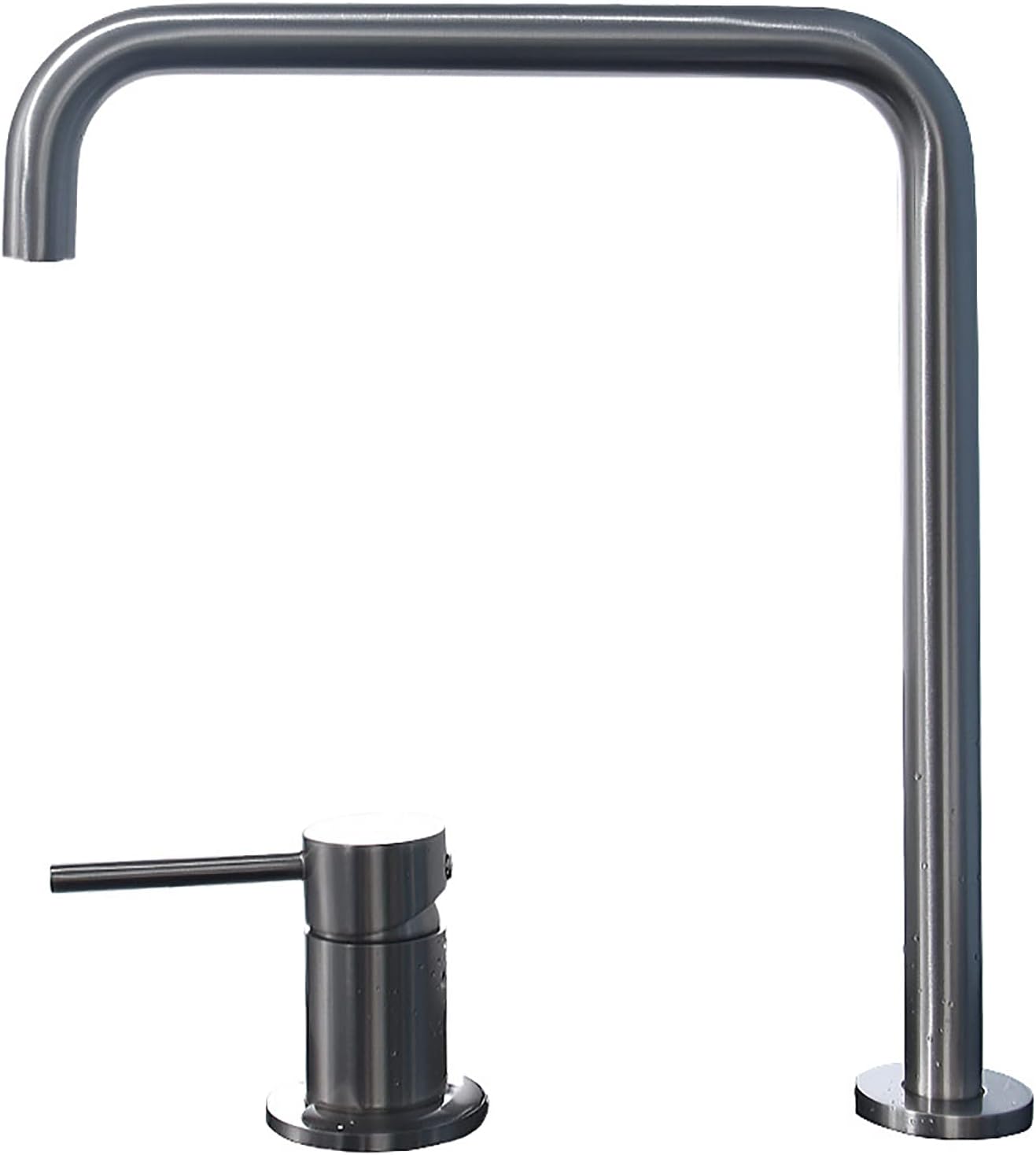 Bathroom Faucet 360° Rotating Water Outlet Bathroom Sink Faucet 2 Holes ...