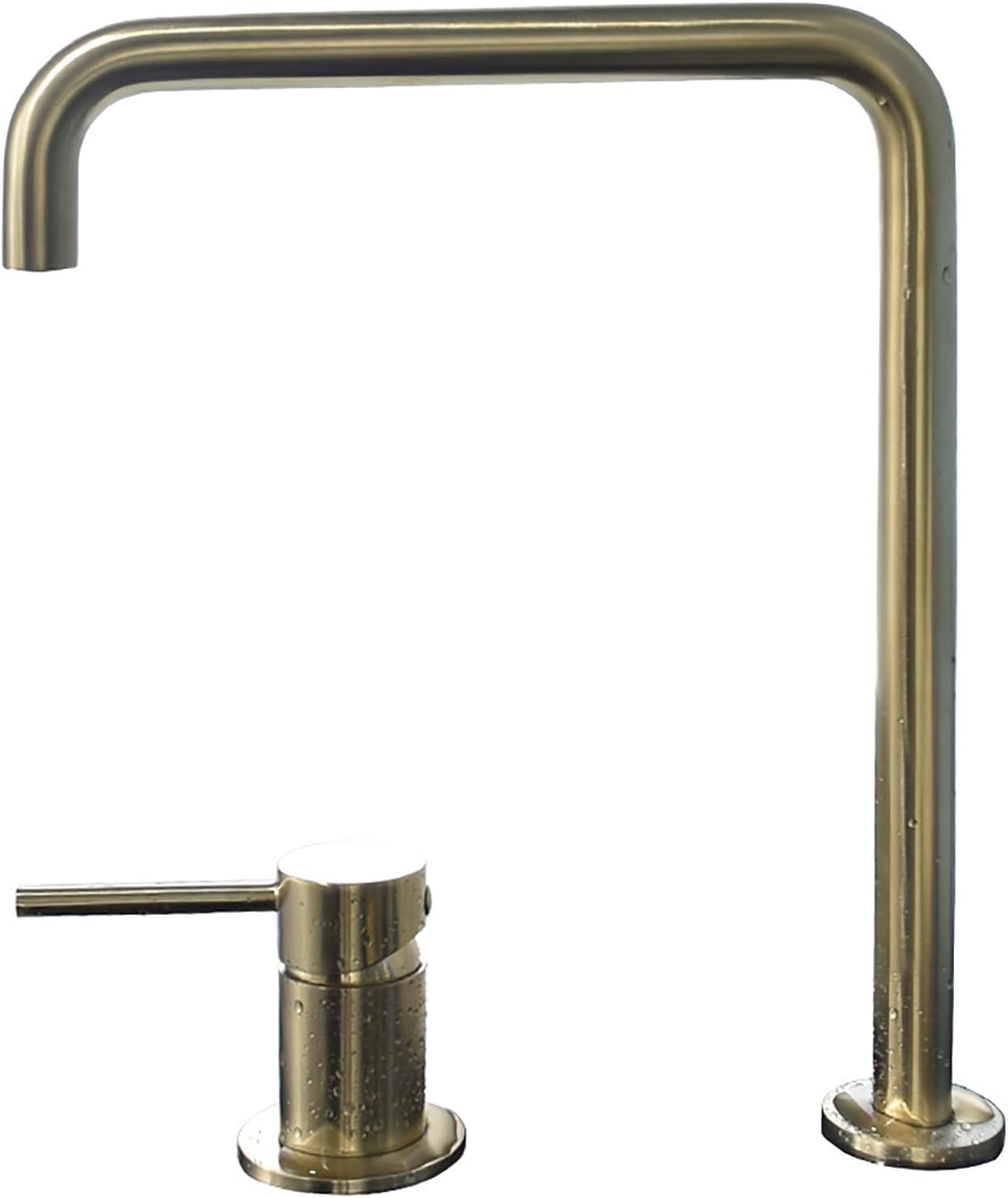 Bathroom Faucet 360° Rotating Water Outlet Bathroom Sink Faucet 2 Holes ...