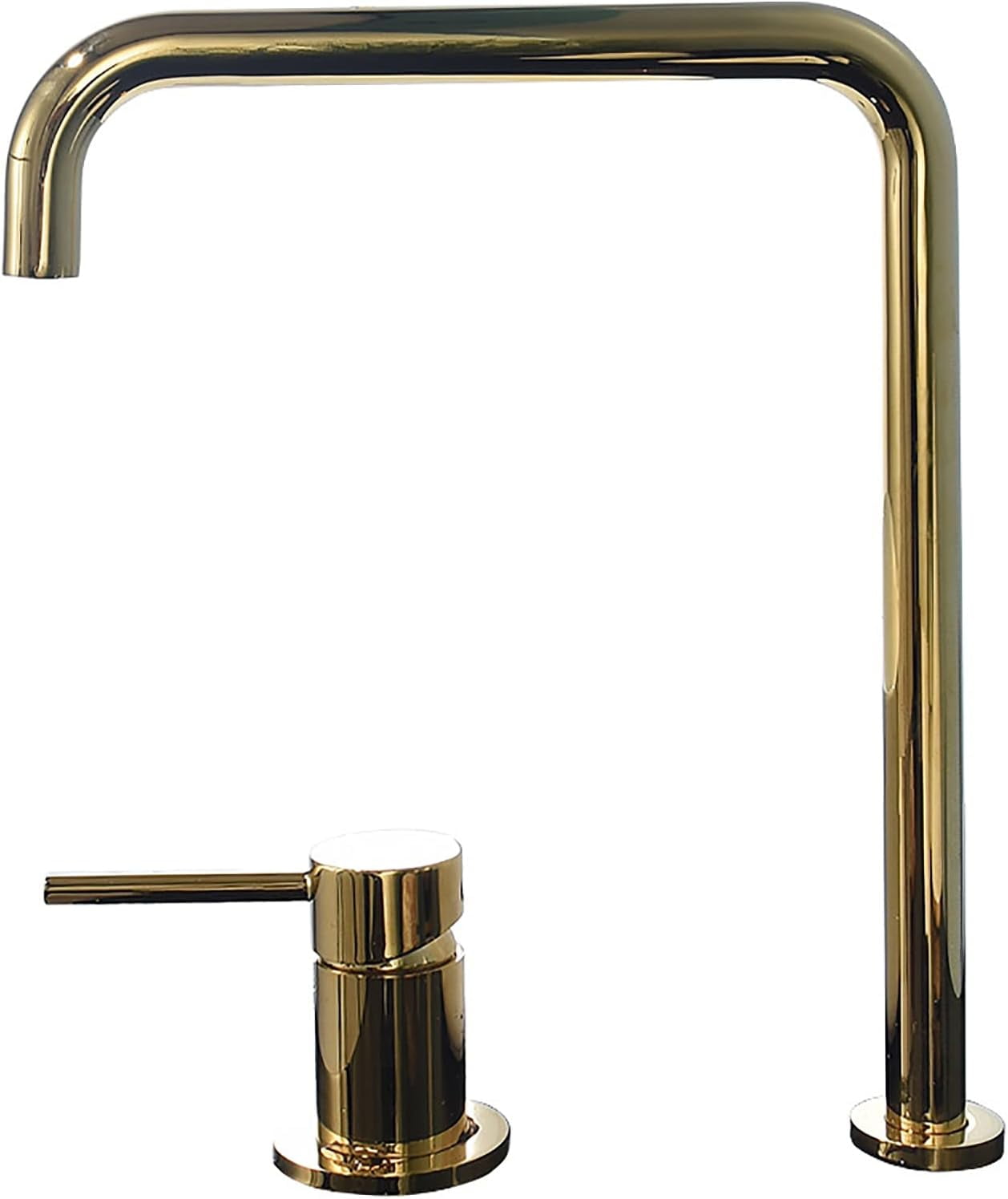 Bathroom Faucet 360° Rotating Water Outlet Bathroom Sink Faucet 2 Holes ...