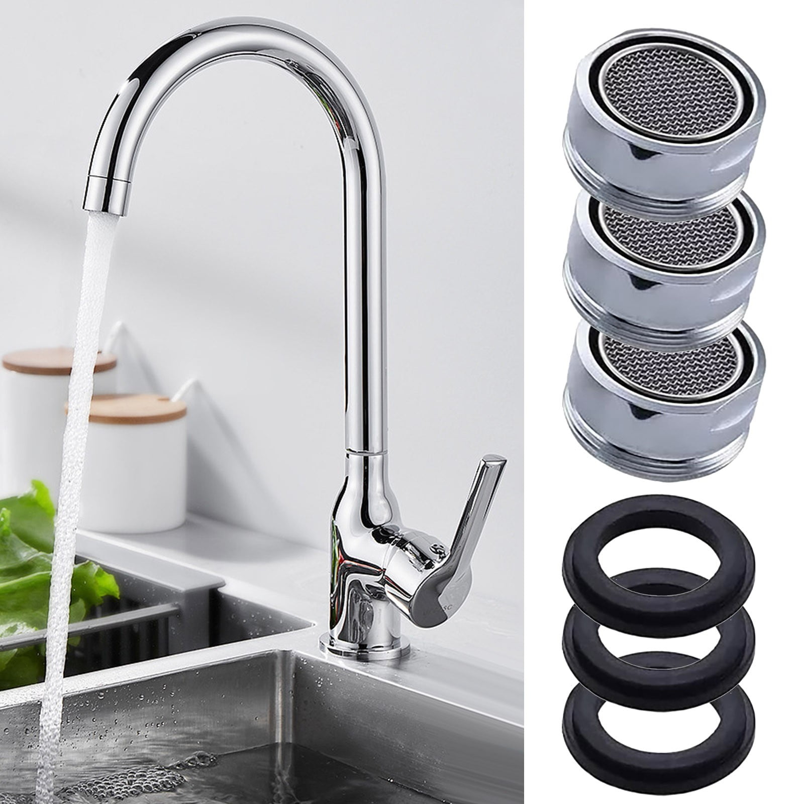 Bathroom Faucet Aerator Replacement, 15"/16" 24mm Kitchen Bathroom Sink ...