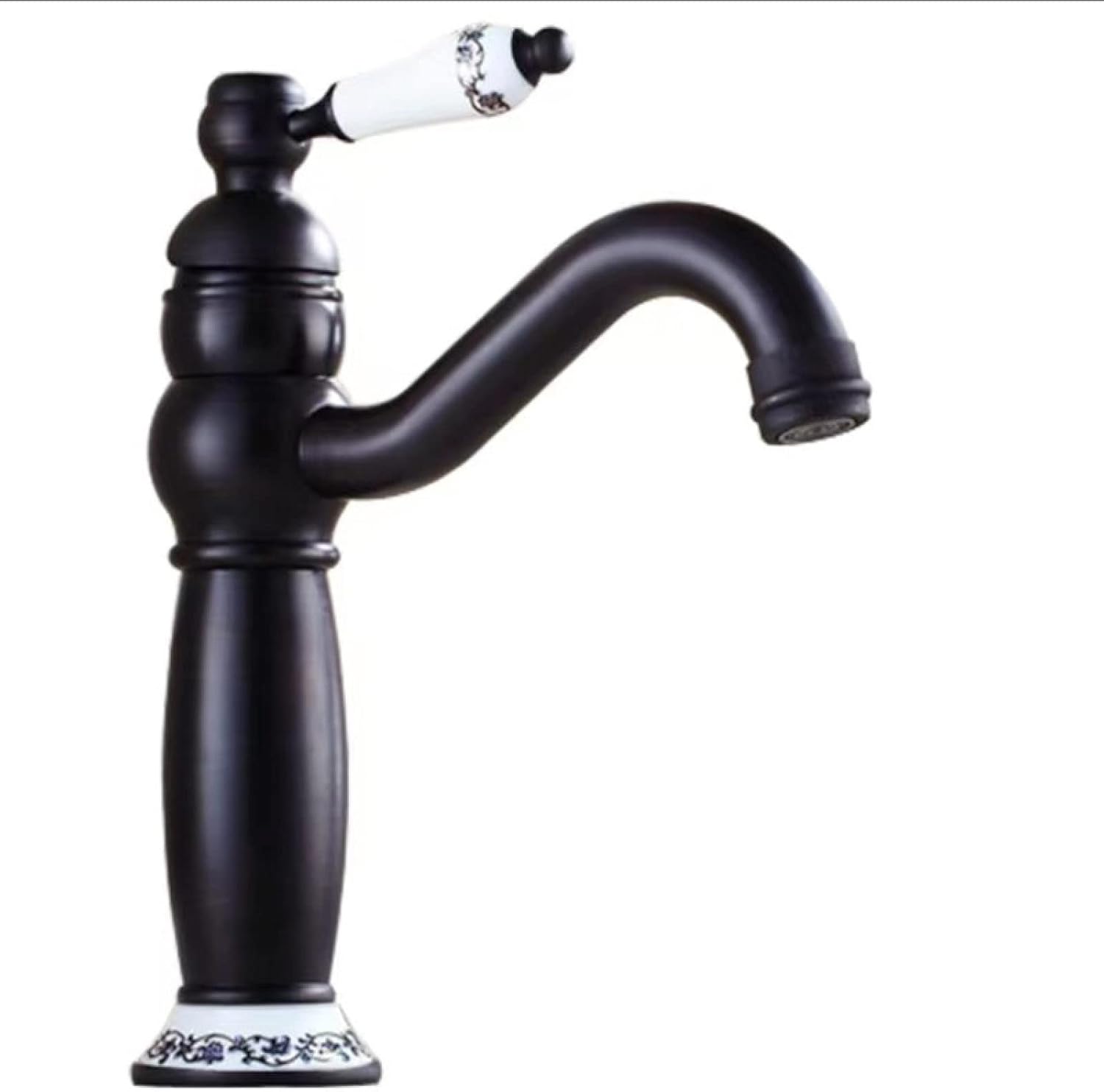 Bathroom Faucet Antique Brass, 360° Swivel Bathroom Vanity Faucet, Cold ...