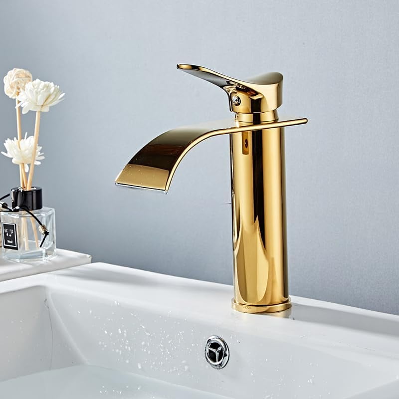 Bathroom Faucet Basin Mixer Black/Brushed/Chrome Tap Antique Brass ...