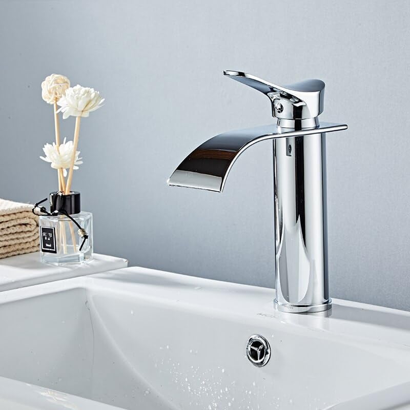 Bathroom Faucet Basin Mixer Black/Brushed/Chrome Tap Antique Brass ...