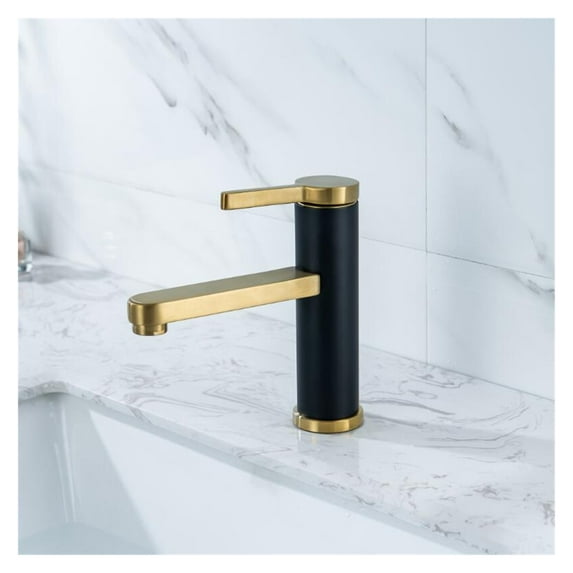 Bathroom Faucet Black Bathroom Basin Faucet Cold And Hot Water Mixer ...