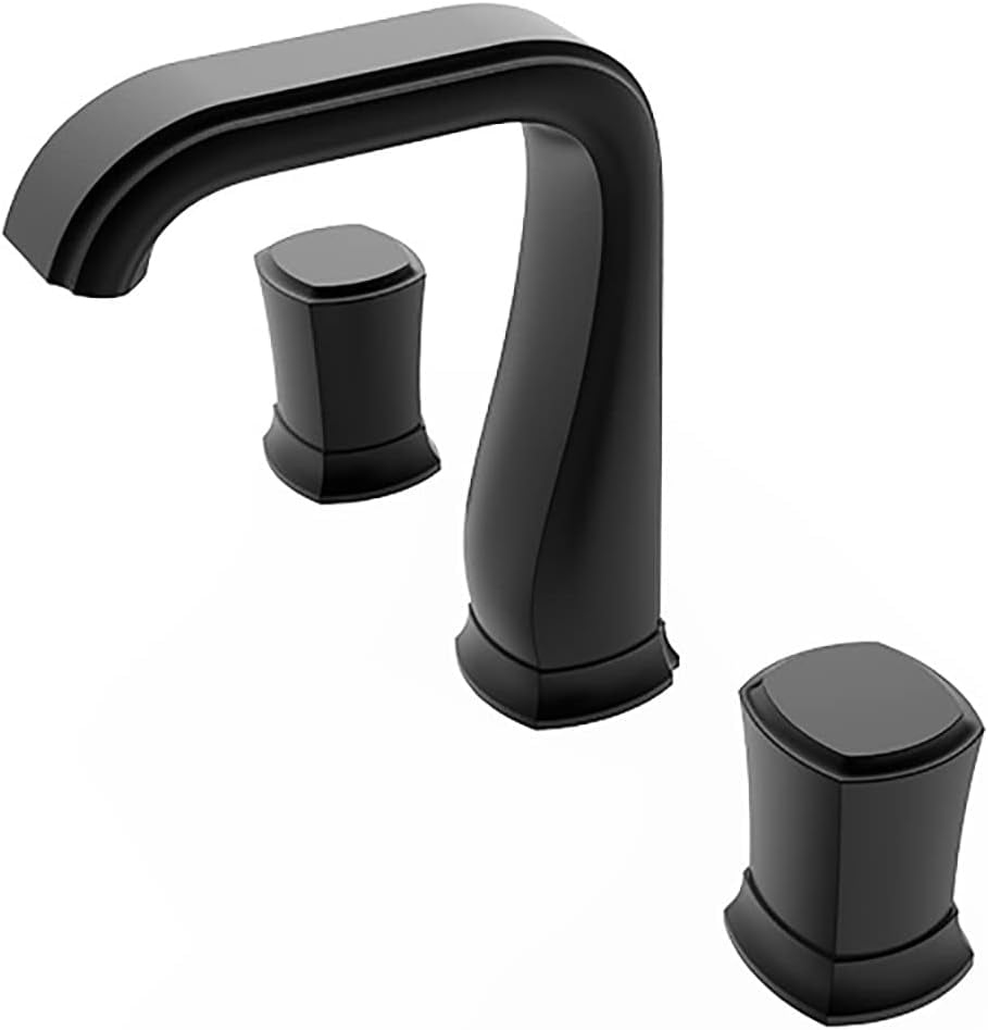 Bathroom Faucet Brass Bathroom Sink Faucet 2 Handle Basin Mixer Tap 3 ...