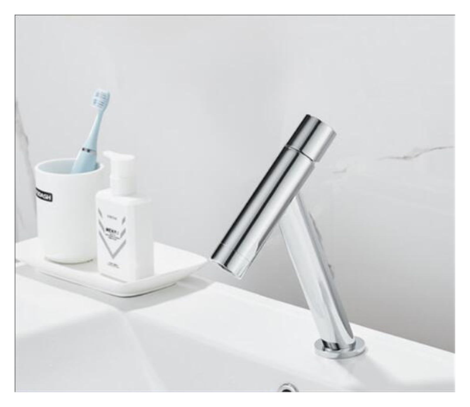 Bathroom Faucet Brass Black Basin Faucet Cold And Hot Water Mixer Sink ...