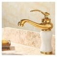 Bathroom Faucet Brass and Jade faucet Bathroom Basin faucet Sink Mixer ...