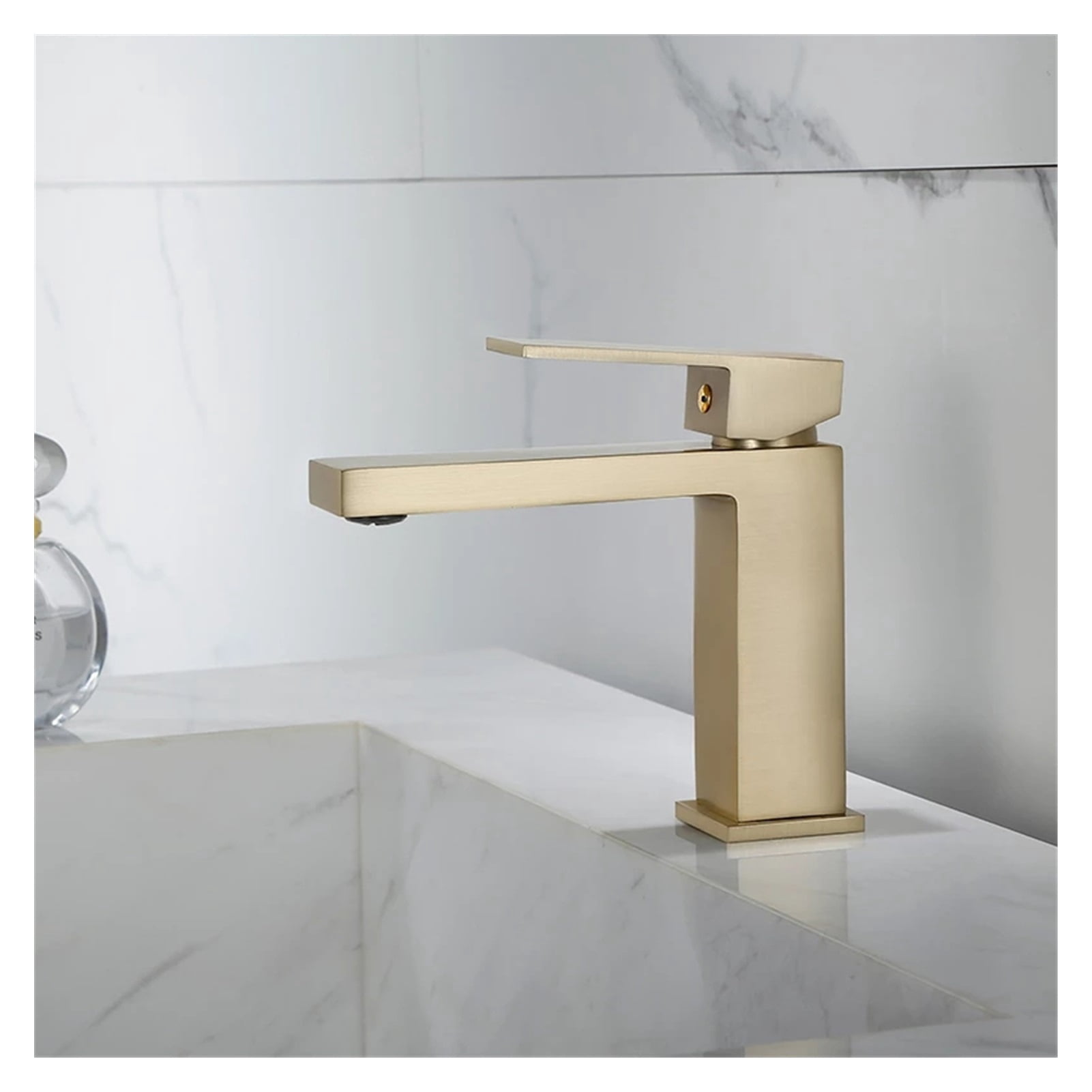 Bathroom Faucet Gold Bathroom Basin Faucet Cold And Hot Brass Black ...
