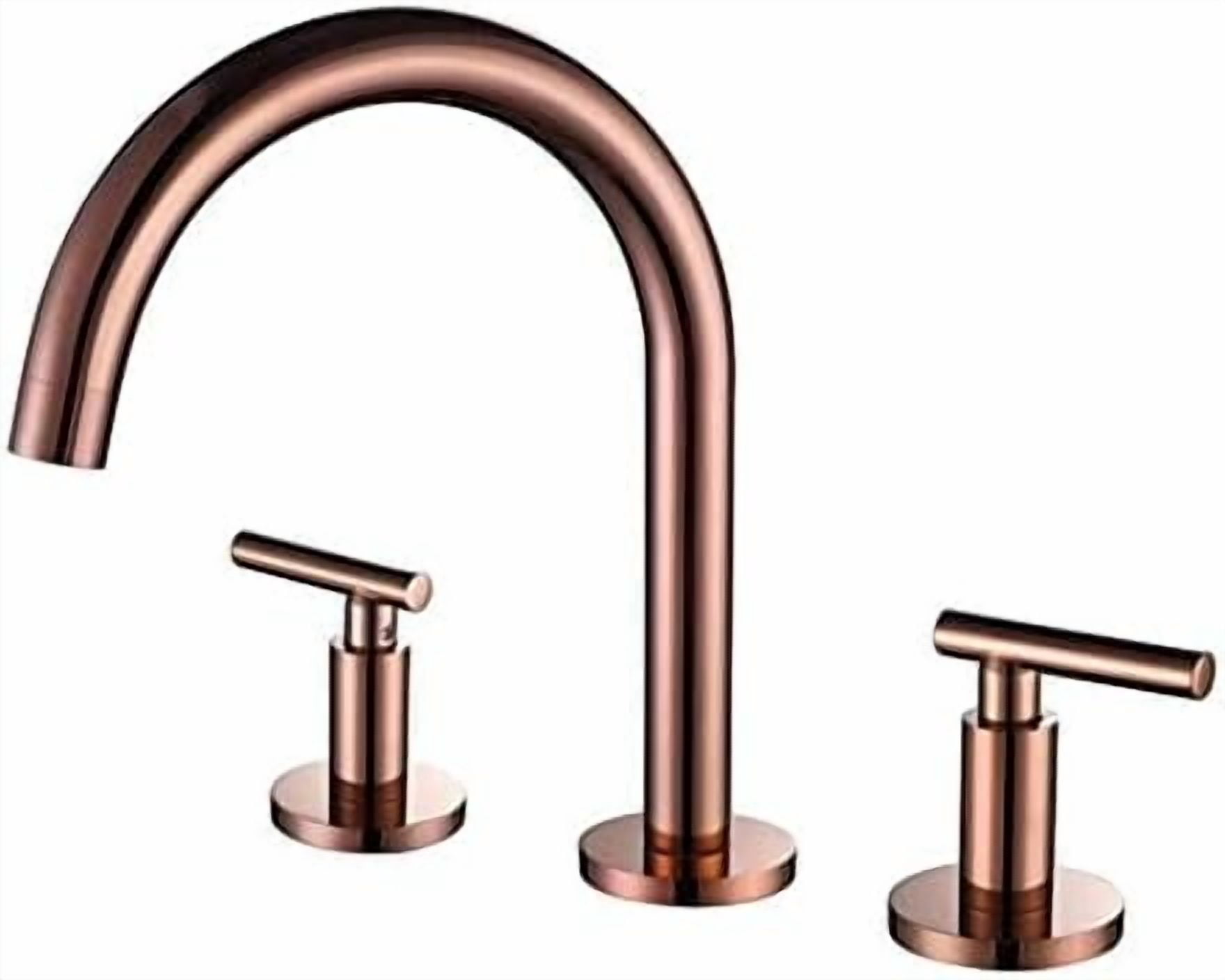 Bathroom Faucet Gold Widespread Basin Faucet Black Tap Luxury Basin ...