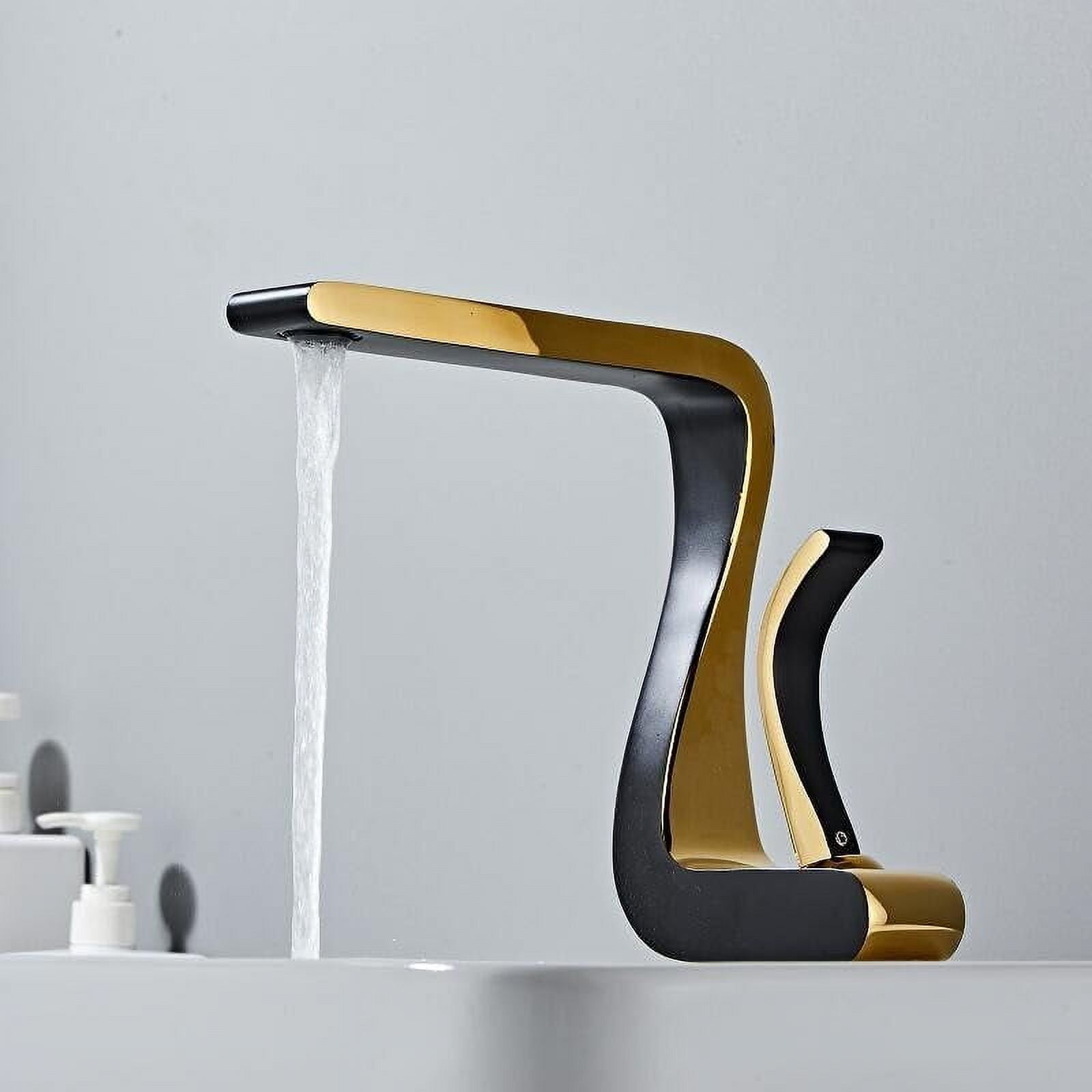Bathroom Faucet Mixer Tap Brass Wash Basin Faucet Hot and Cold Sink ...