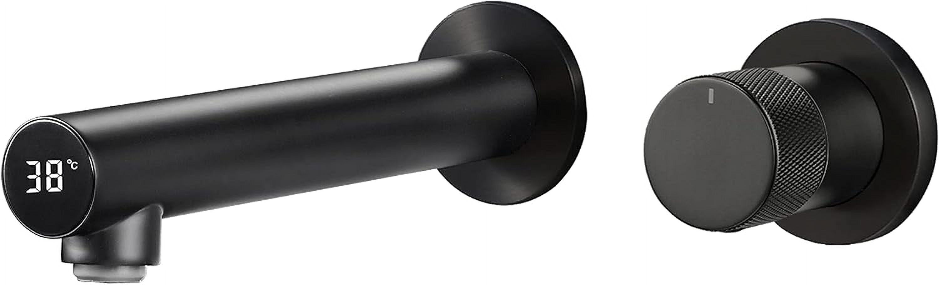 Bathroom Faucet for Sink with Digital Display Bathroom Sink Faucet Wall ...