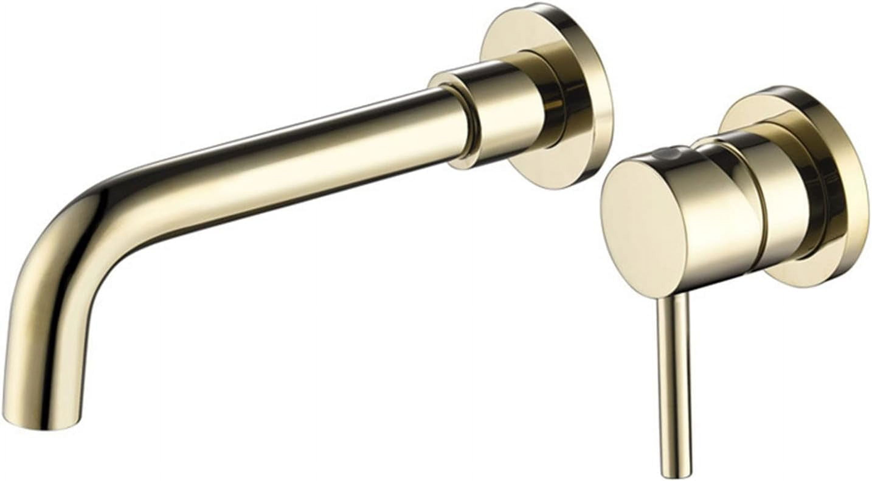 Bathroom Faucet Wall Mounted Bathroom Sink Faucet Brass 360°Rotating ...