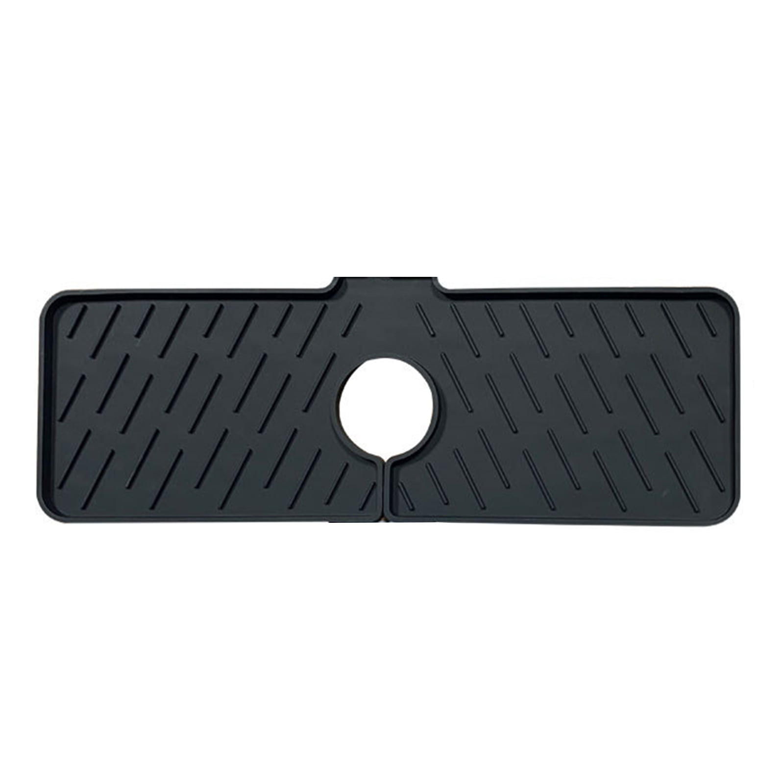 Bathroom Faucet Water Catcher Mat Draining Pad Rubber Drying Mat for ...