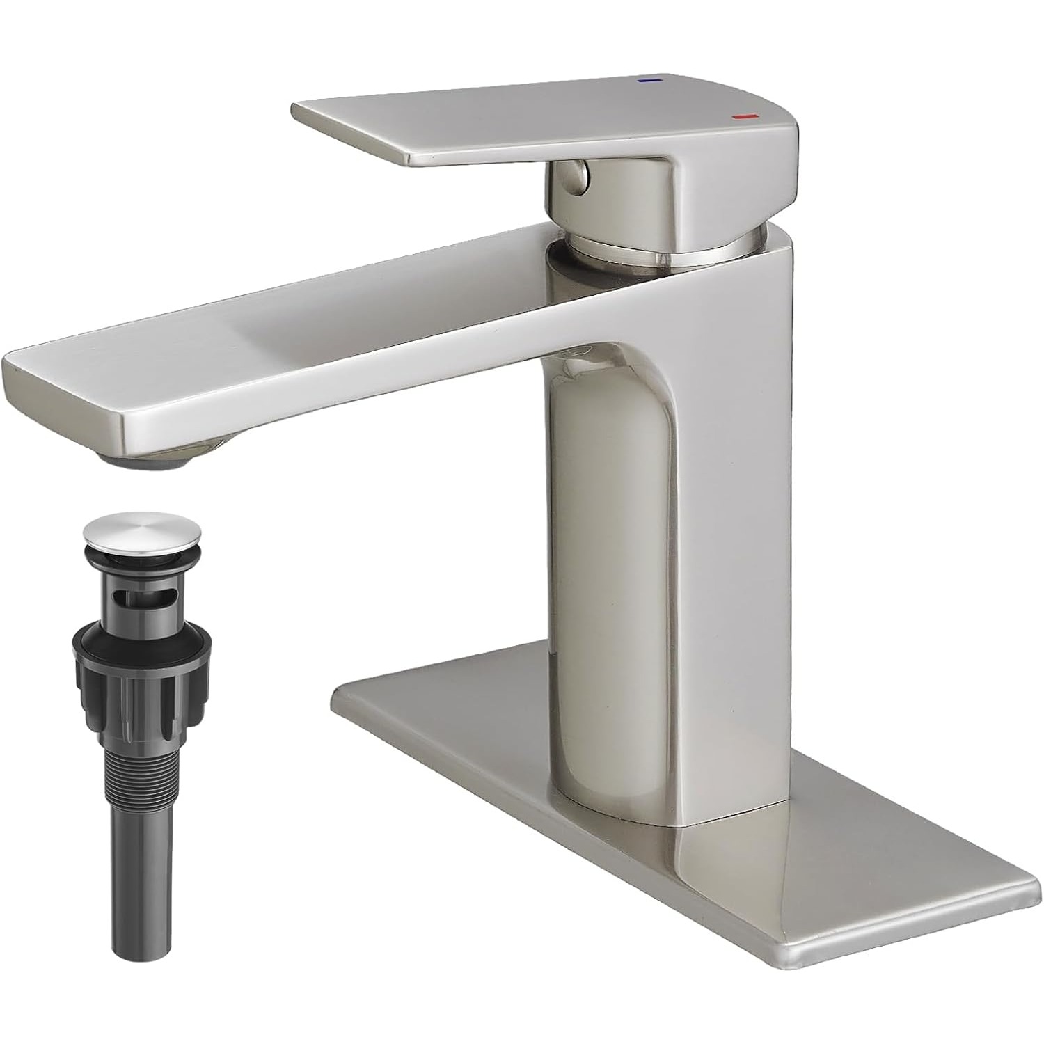 Bathroom Faucets 1 Hole Single Handle Bathroom Vanity Sink Faucet with ...