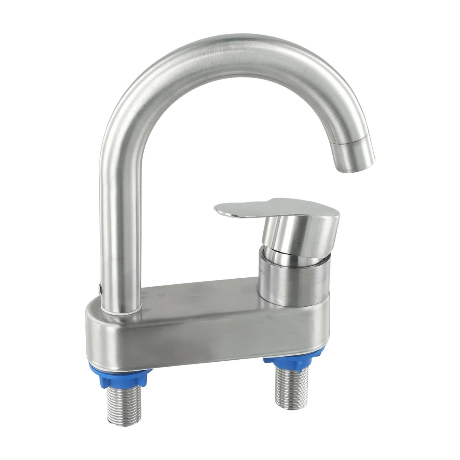 Bathroom Faucets 304 Stainless Steel Sink Mixer Tap Single Handle 2 ...