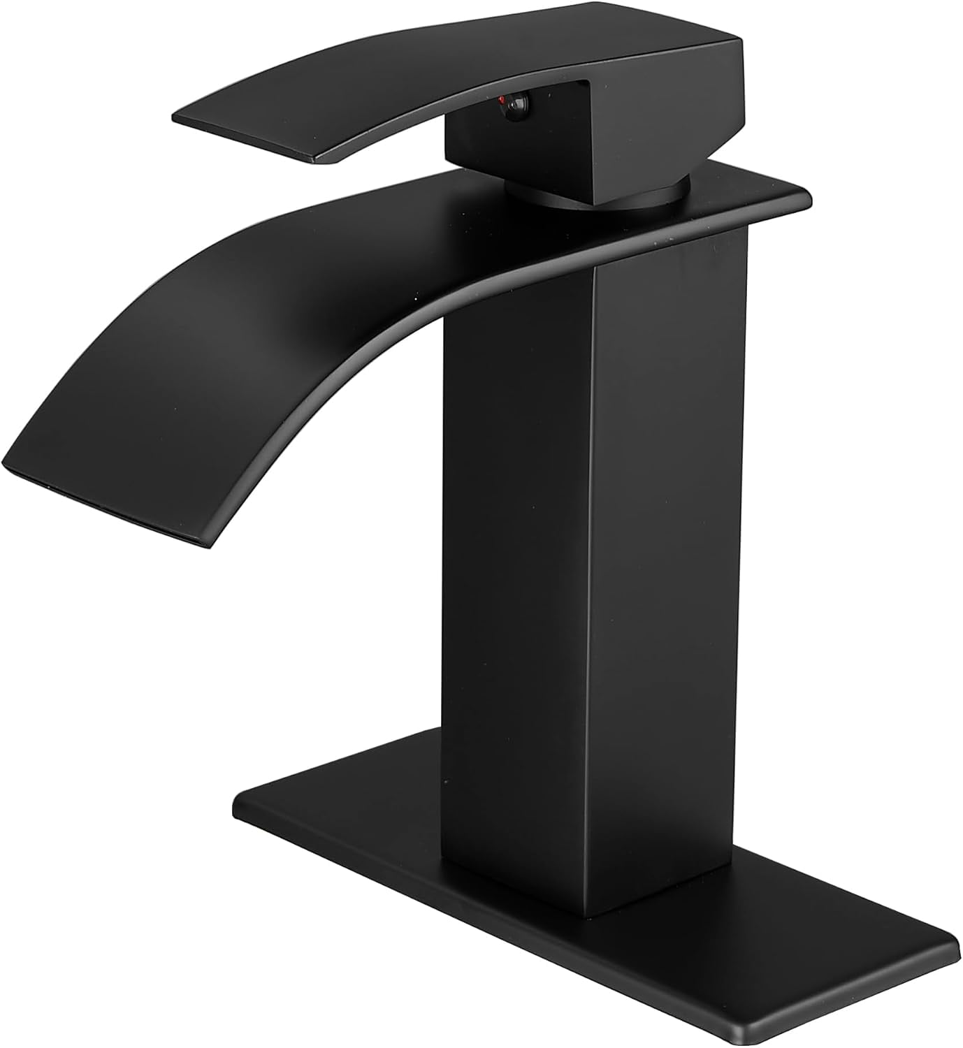 Bathroom Faucets Modern Single Handle Waterfall Sink Faucet for 1 or 3 ...