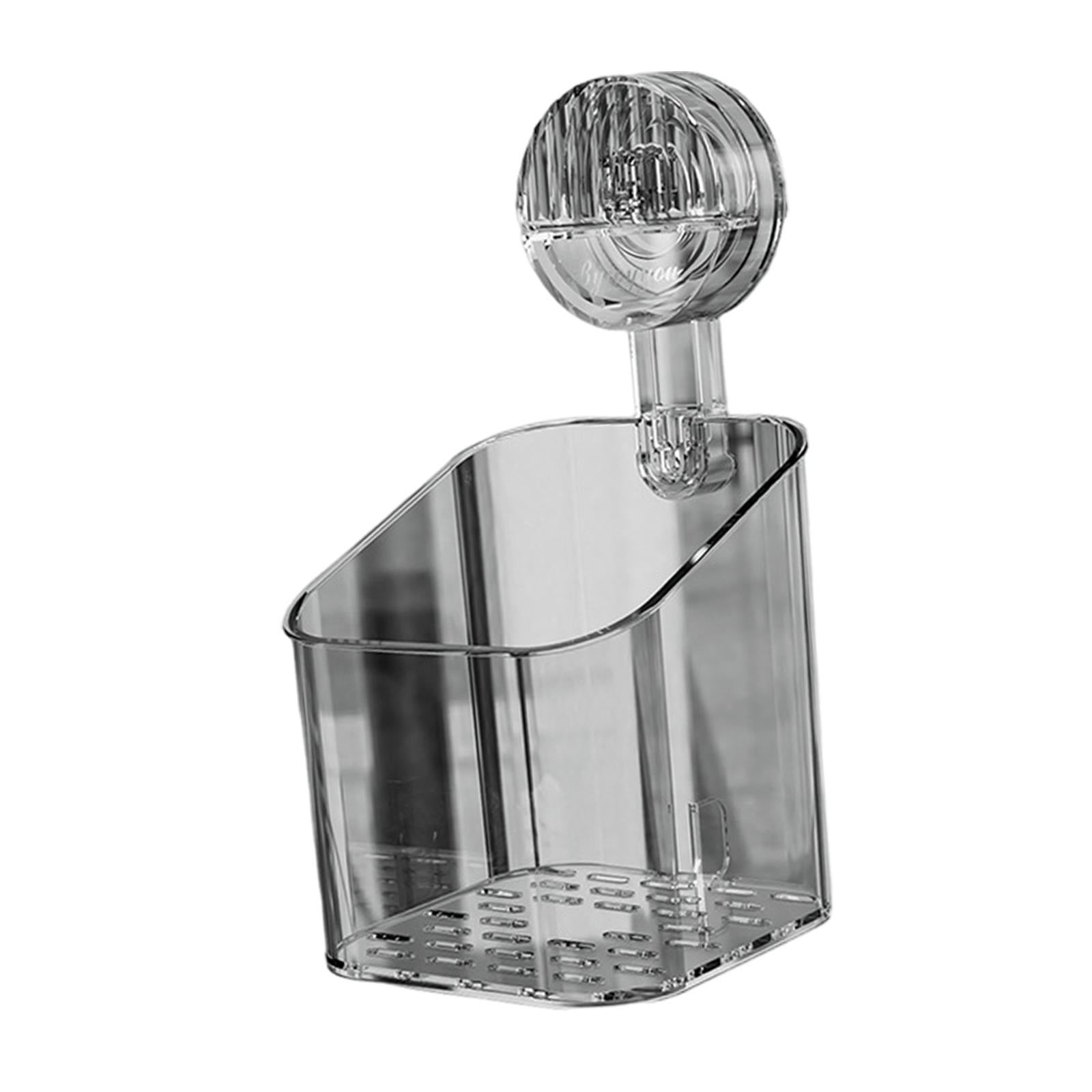 Bathroom Floating Shelf, Washing Storage Rack Luxury, Punch Free Wall ...