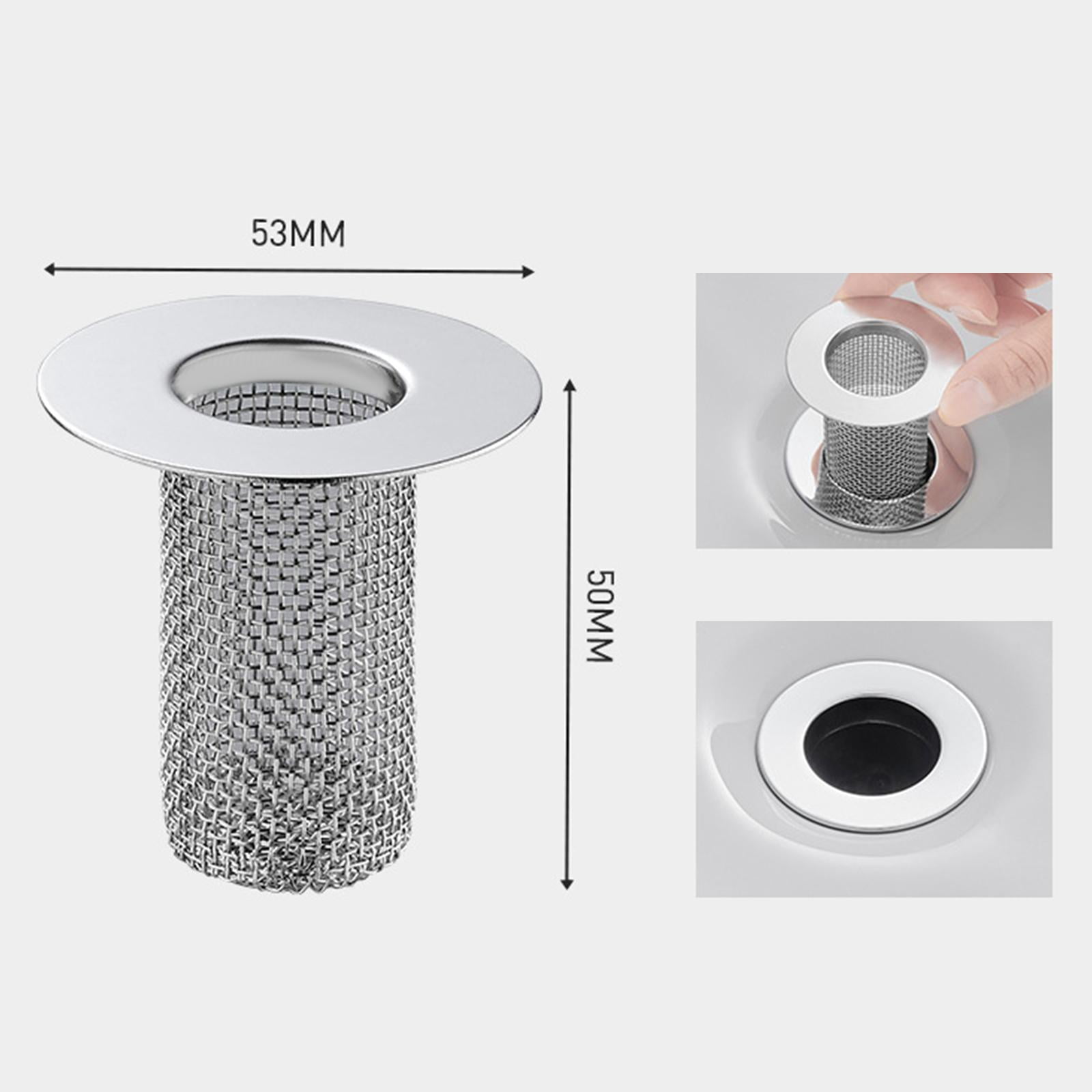 Bathroom Floor Drain Filter Mesh Clogging Basket Filter Stainless ...