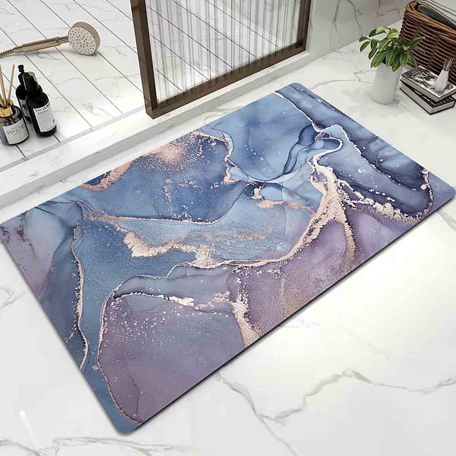 Bathroom Floor Mat Home Room Toilet Door Mat Water Absorbing Pad Quick ...