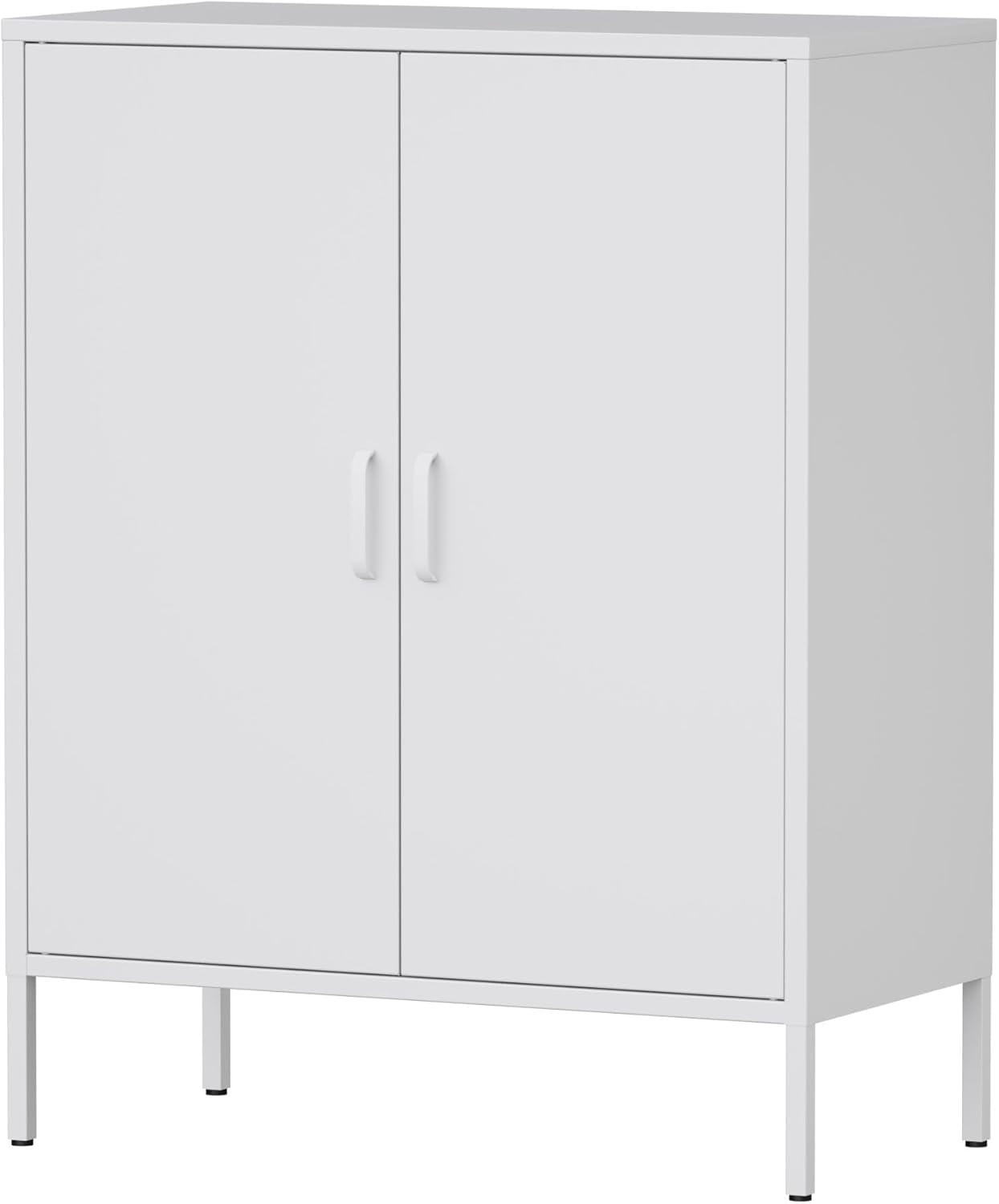 Bathroom Floor Storage Cabinet,40H Small White Cabinets for Storage ...