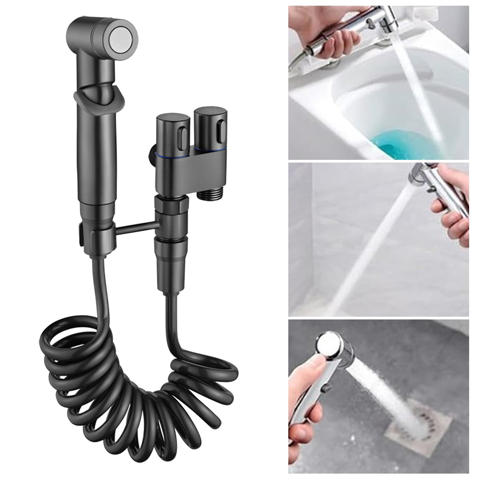 Bathroom Fresh Wall-Mounted Faucet Spray Set B Shower Nozzle Colro:B ...